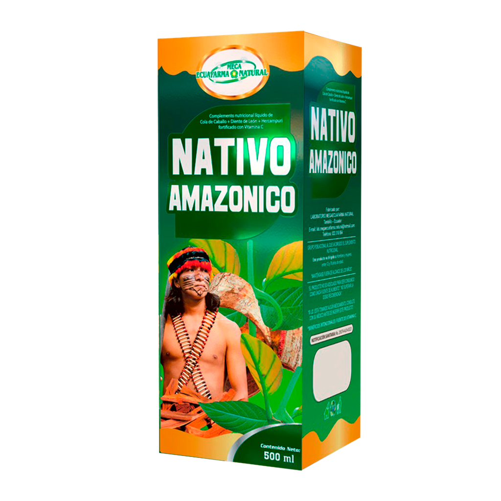 NATIVO AMAZONICO SOLUCIÓN ORAL 500 ML MEGAECUAFARMA NATURAL | El Arbolito